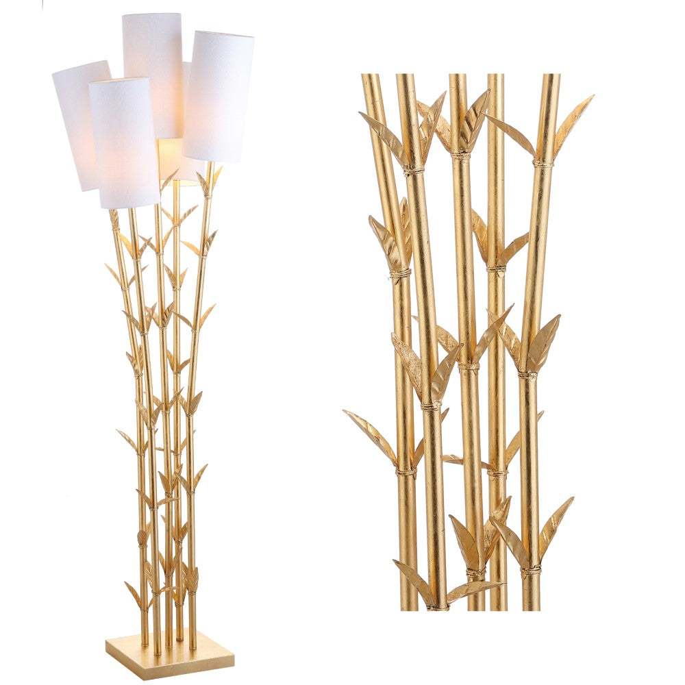 Sebastian 5-Light Brass 65.5" LED Floor Lamp – Eyely