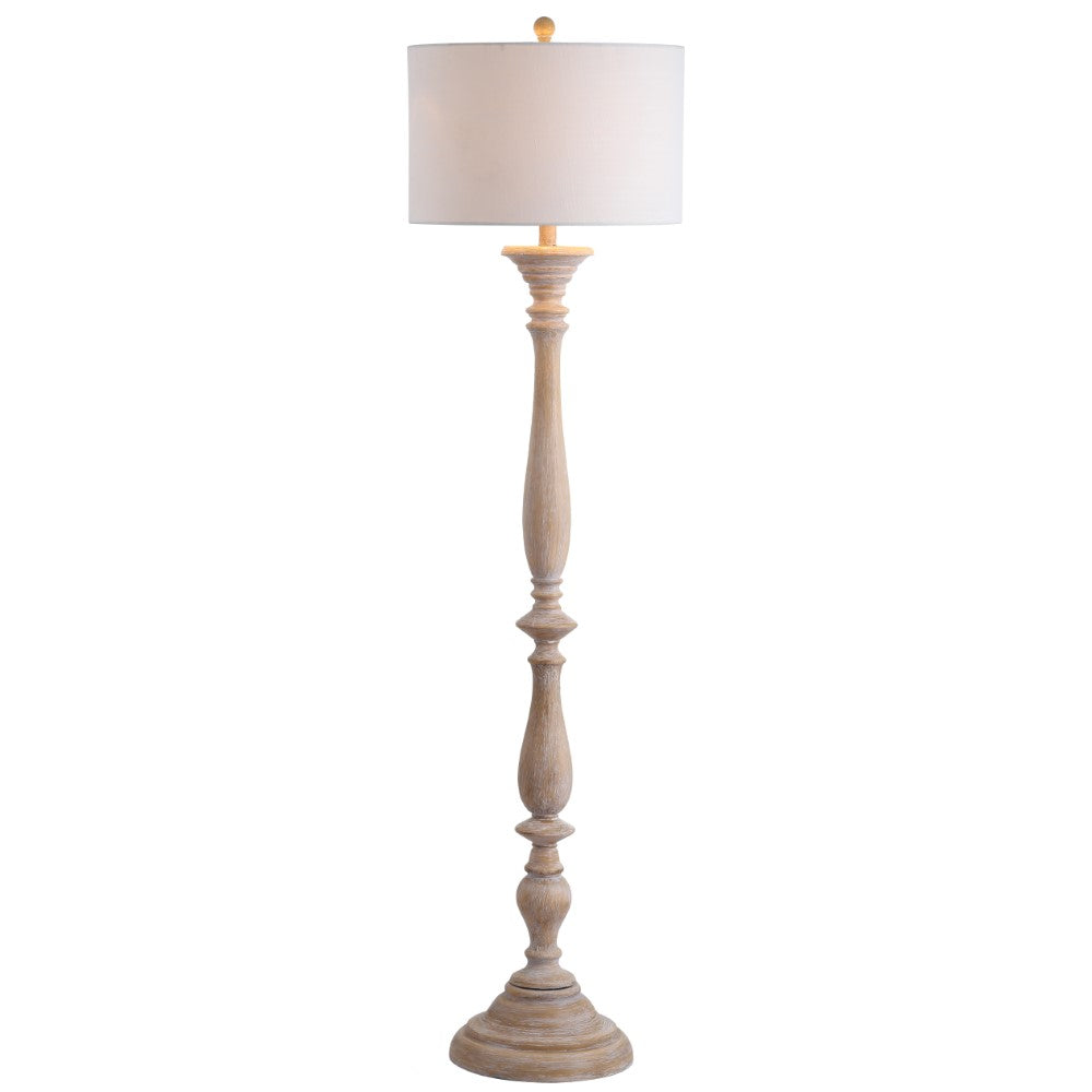 Kassandra 61.5" Resin Spindle LED Floor Lamp – Eyely
