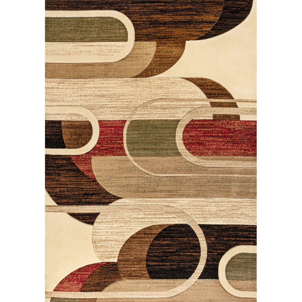 Saral Retro Abstract Arches Area Rug – Eyely
